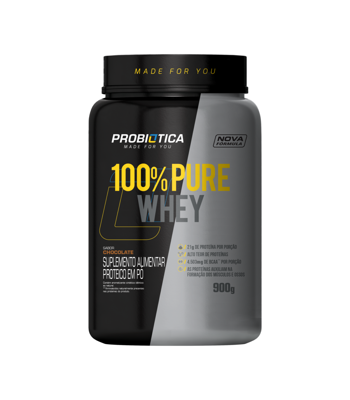 100% Pure Whey 900g - Chocolate | Probiotica Portugal